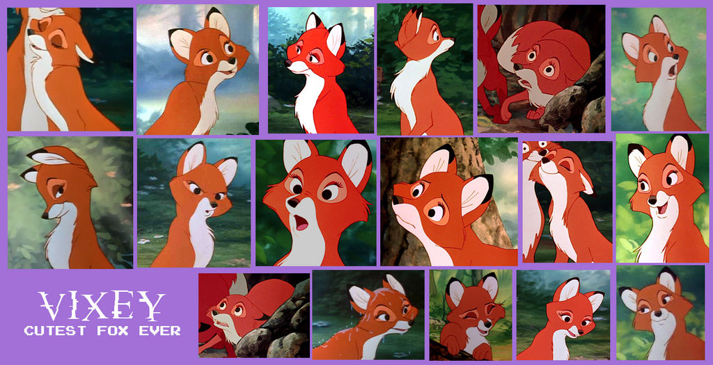 Vixey From Fox And The Hound Collage By Scamp4553 On Deviantart