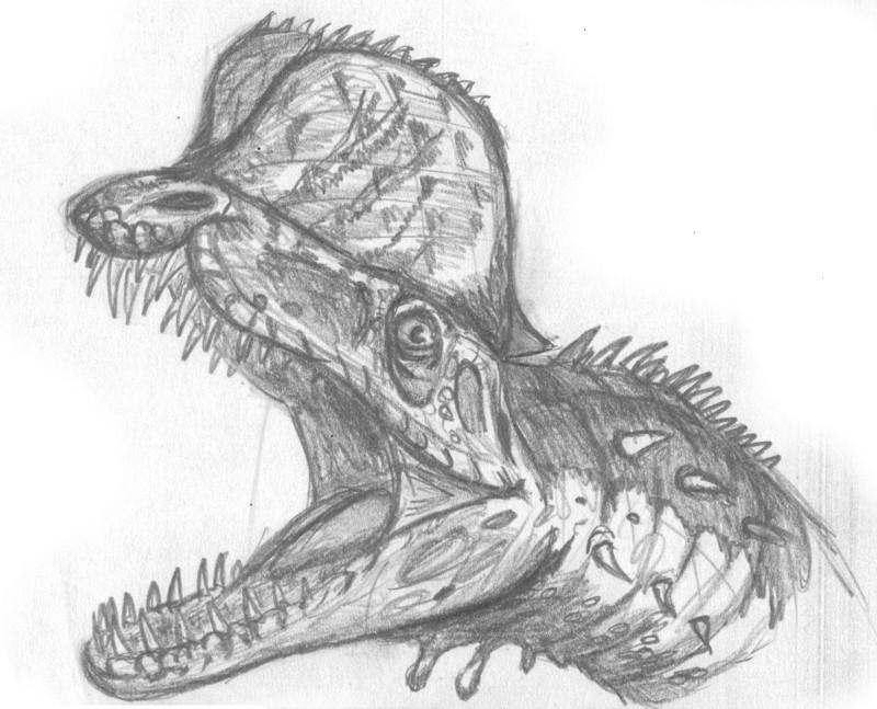 Dilo again by maniraptora on DeviantArt