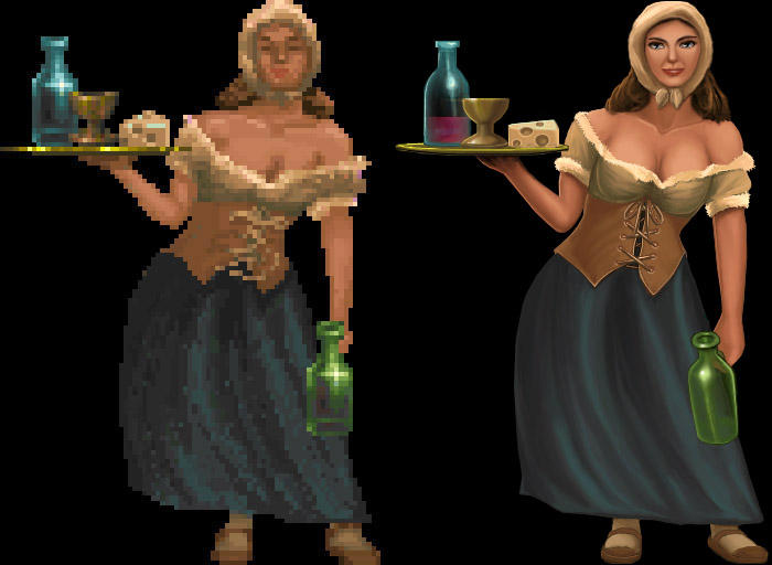 Daggerfall Sprite Work 182.11 by epicurius7 on DeviantArt