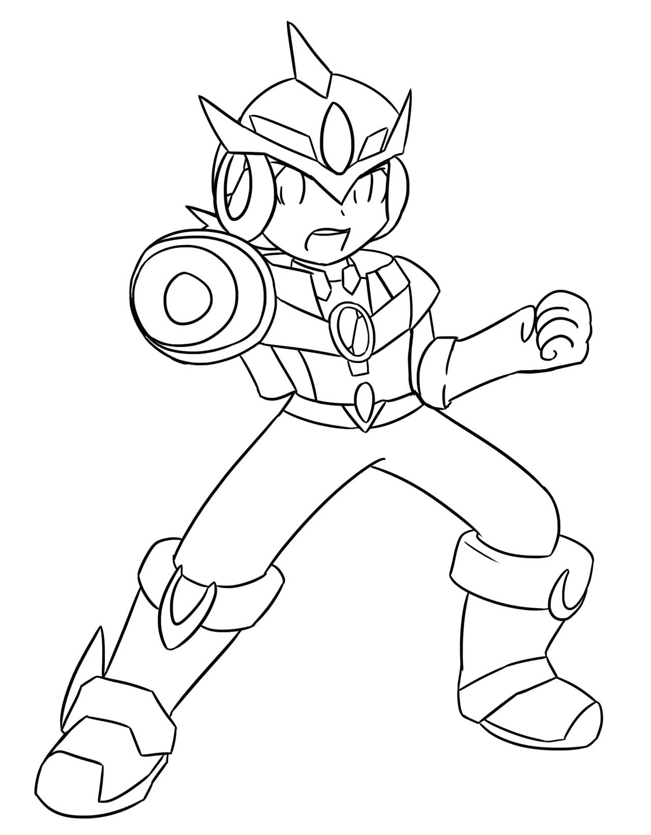 Mega Man EXE: Ultimate Armor ~Commission~ by Xero-J on DeviantArt