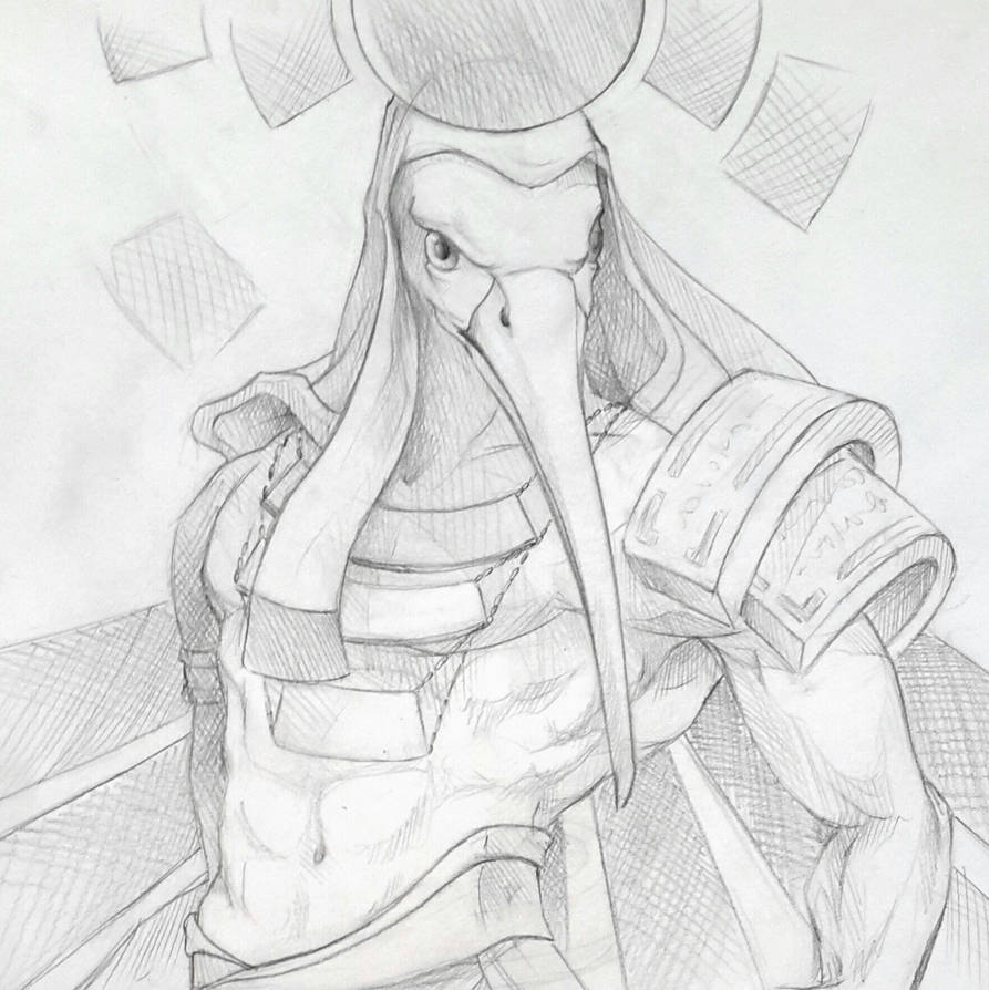 thoth - 30 min speed drawing by NooKiN on DeviantArt