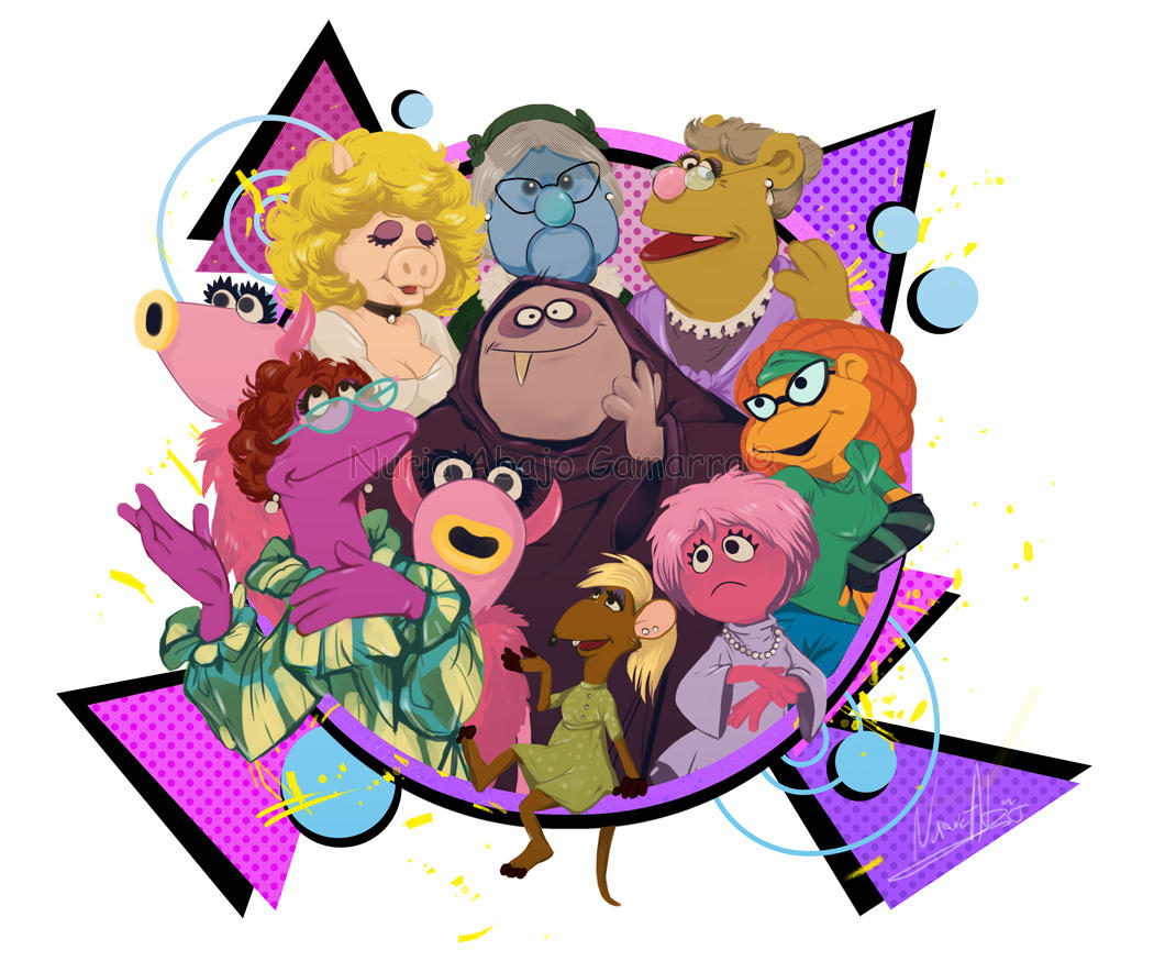 Female Muppets by nuriaabajo on DeviantArt
