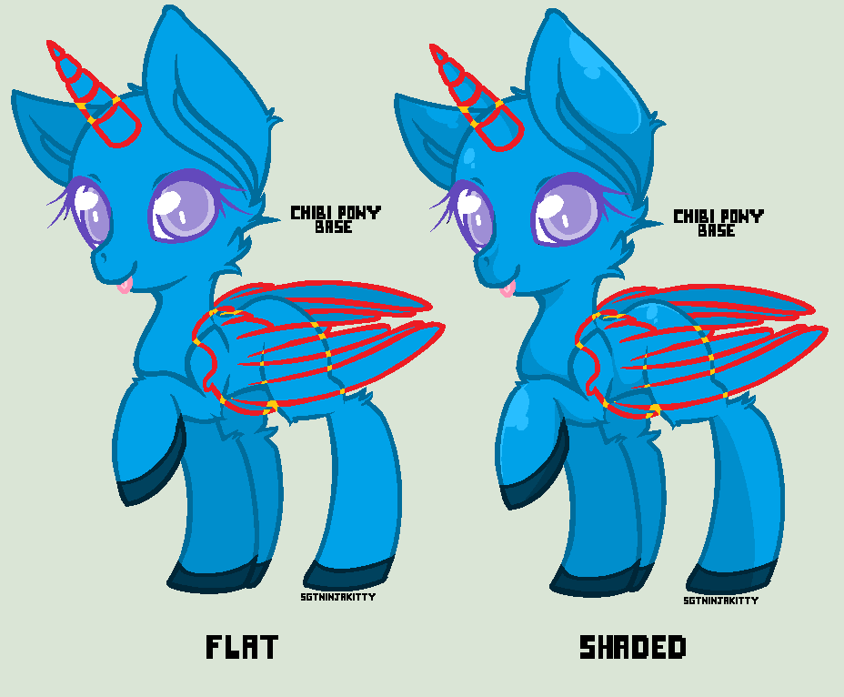 [F2U] MLP Chibi Pony Base (#1) by miIksteak on DeviantArt