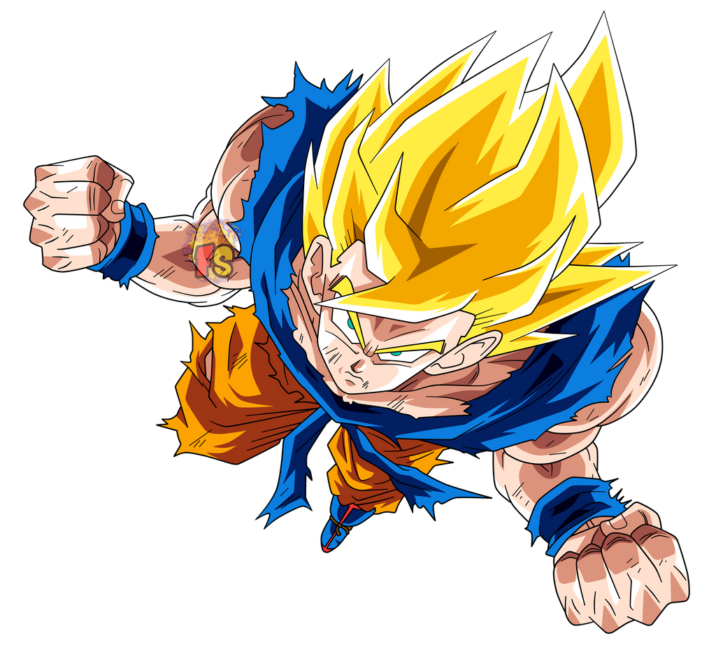 Goku Ssj1 - RENDER - DOKKAN BATTLE by FradayEsmarkers on DeviantArt