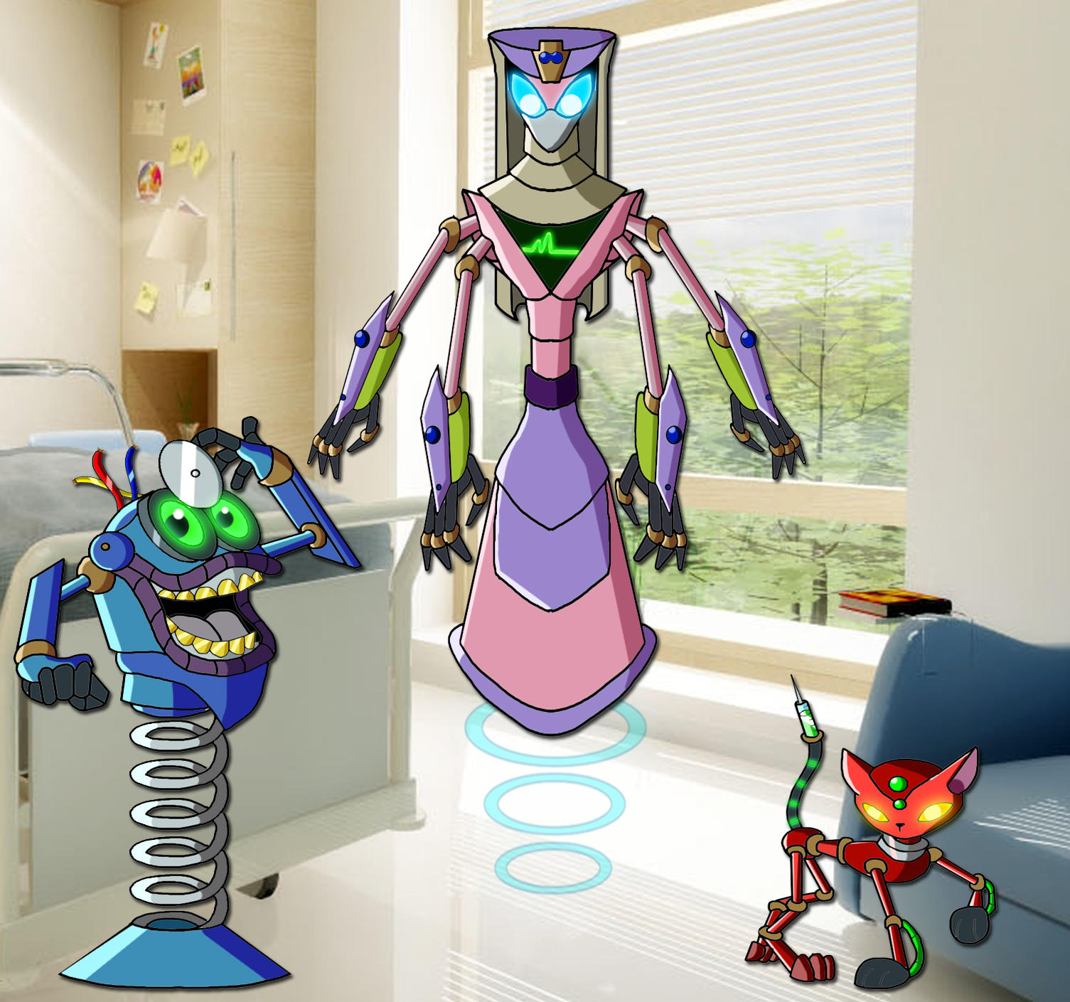 The Med-Bots by Moheart7 on DeviantArt