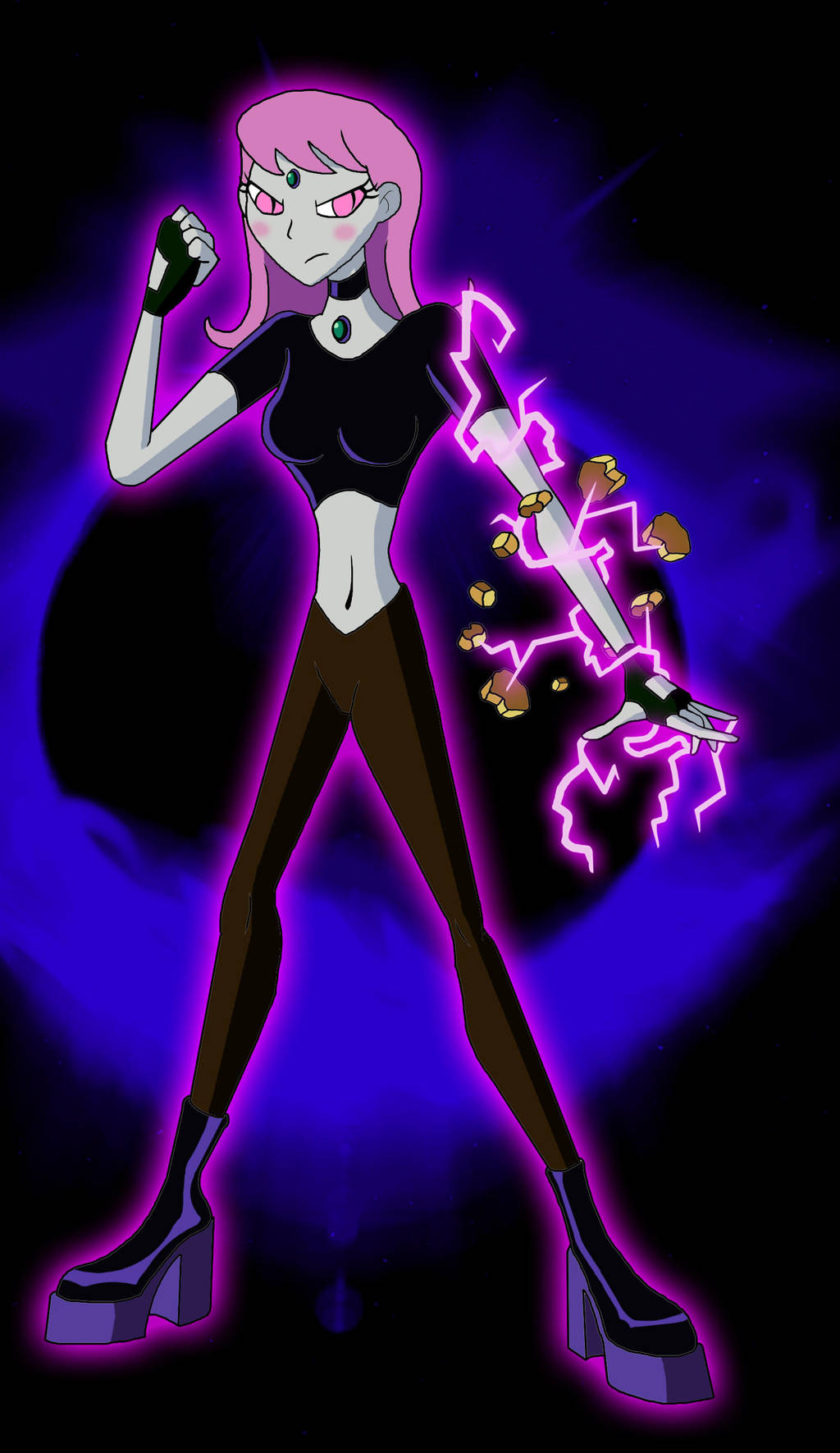 Teen Titans Jinx Au By Moheart7 On Deviantart