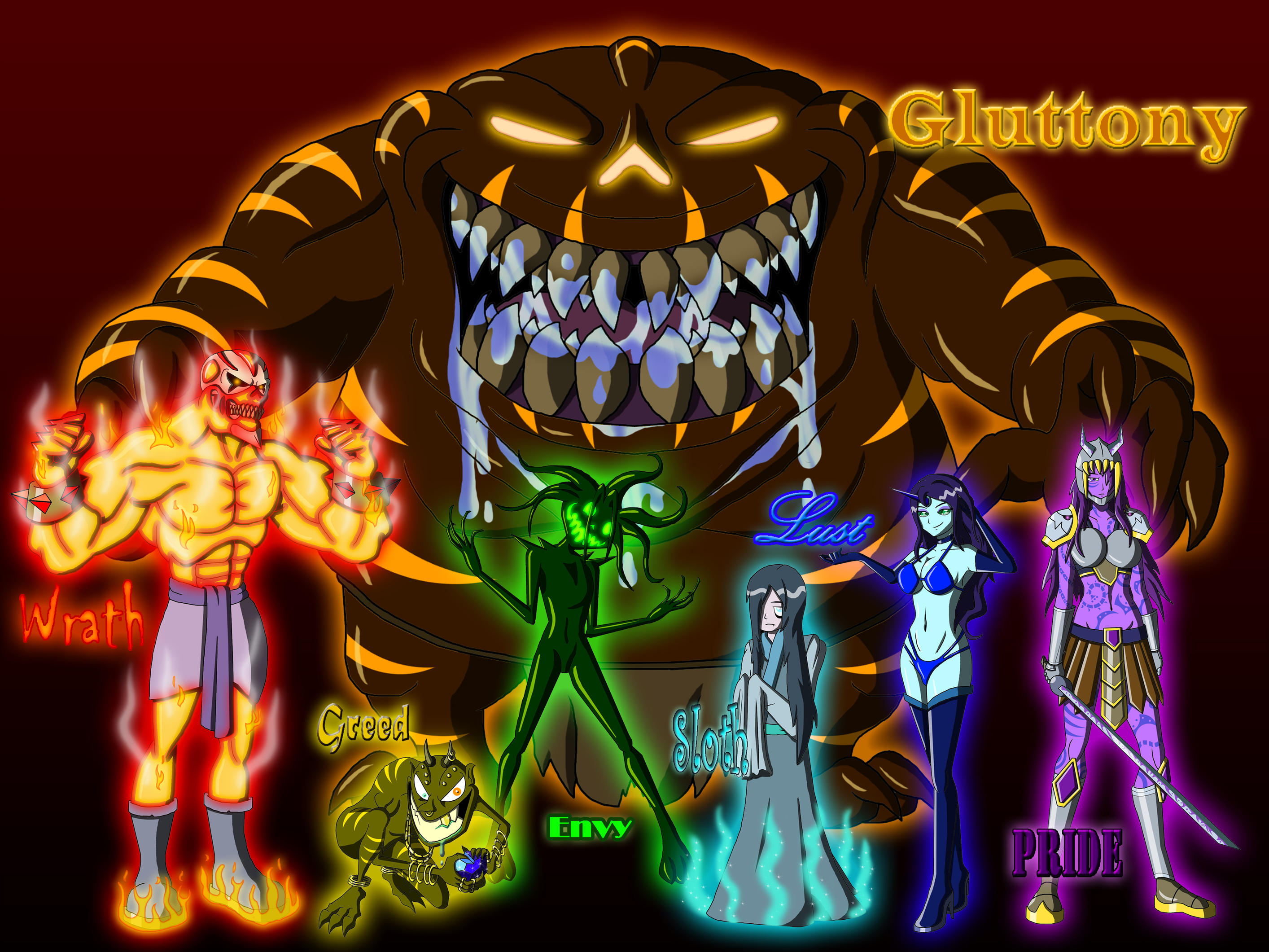 Seven Deadly Sins (2018) by Moheart7 on DeviantArt