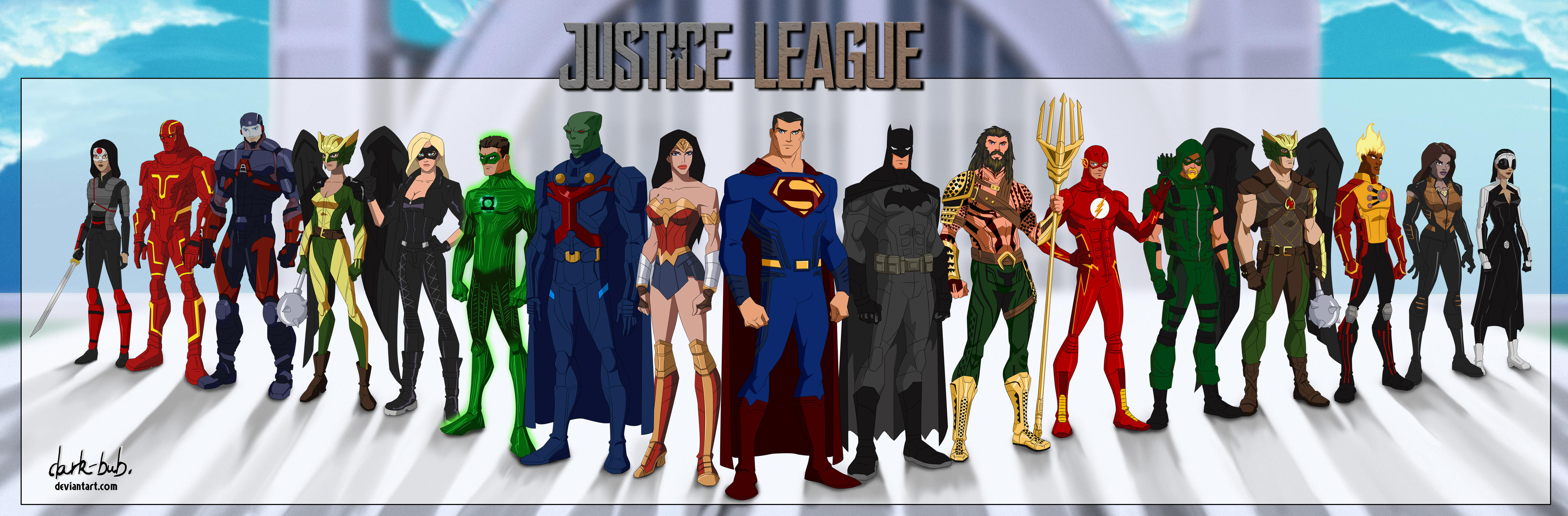Justice League Live (Movie-CW)Vol2 (YoungJustice) by dark-BuB on DeviantArt