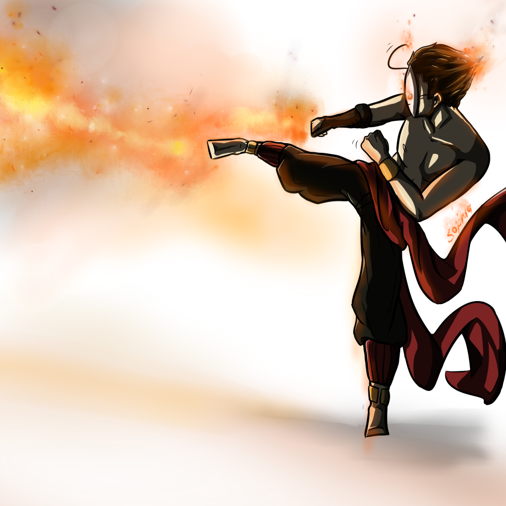 FireBender!Cry by ArtOSophie on DeviantArt