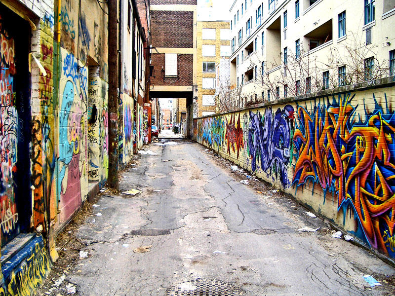 Graffiti Alley by JaimeIrate on DeviantArt