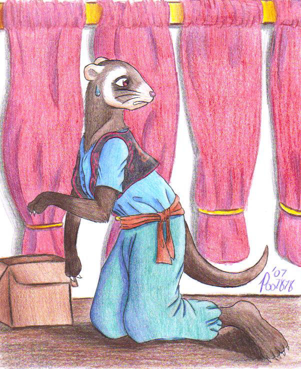 Ferret Anthro x3 by Poo7878 on DeviantArt