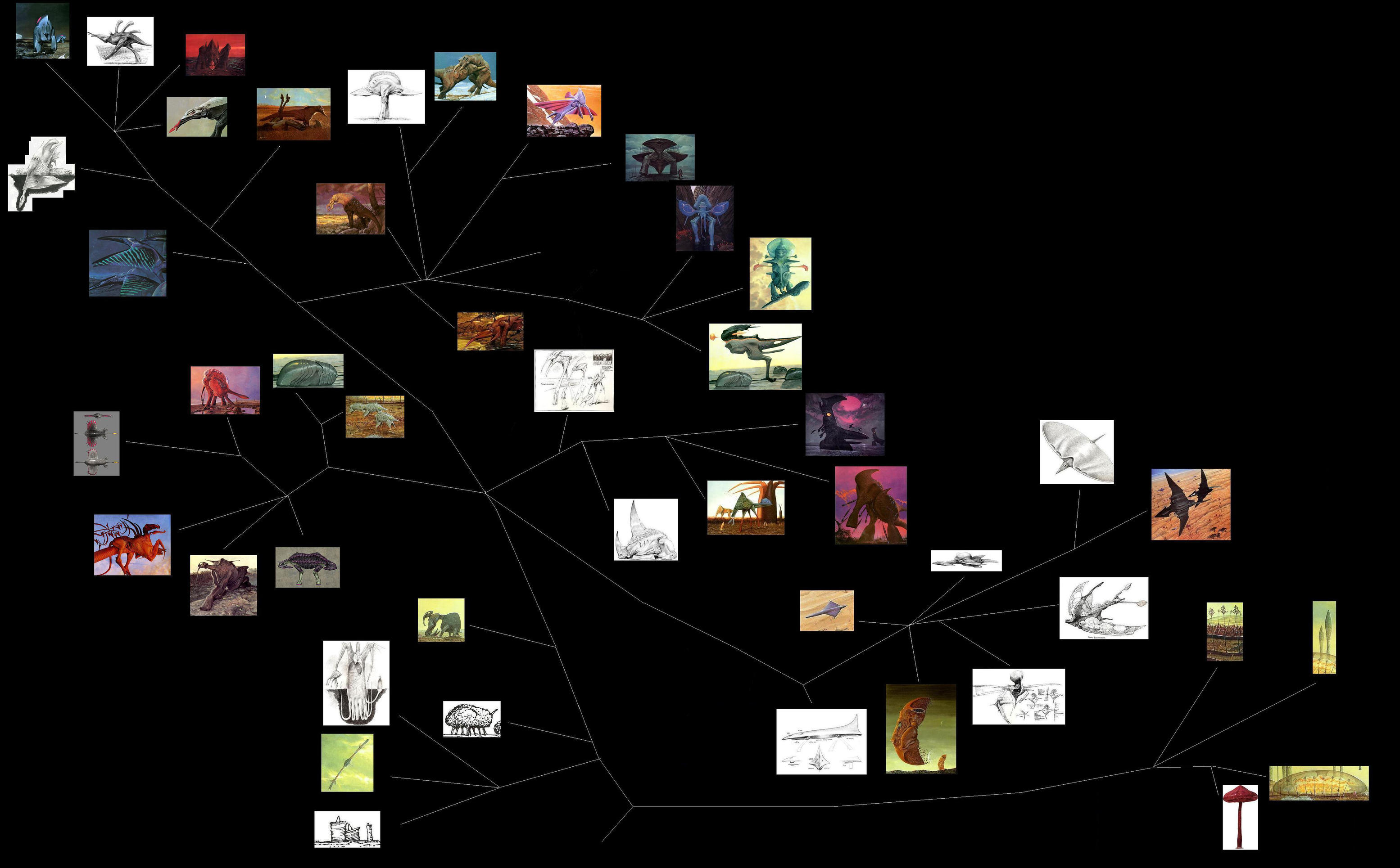 darwinian cladograma by Dragonthunders on DeviantArt