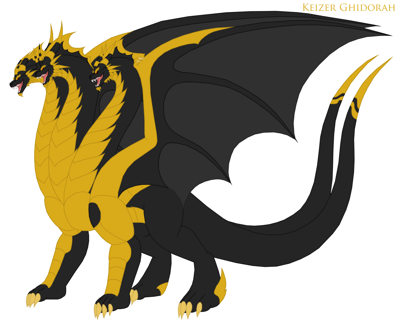 Keizer Ghidorah Redesign by Pyrus-Leonidas on DeviantArt
