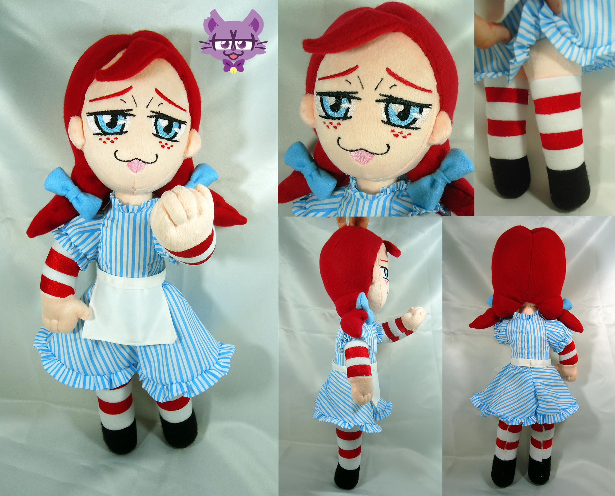 Wendys Mascot By Trashkitten Plushies On Deviantart