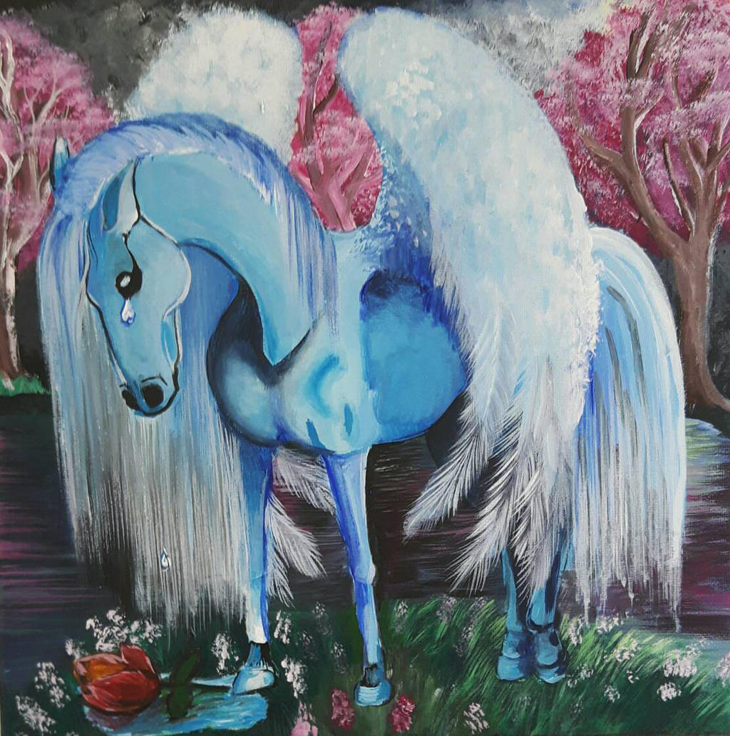 Blue Pegasus by Blitzjunges on DeviantArt