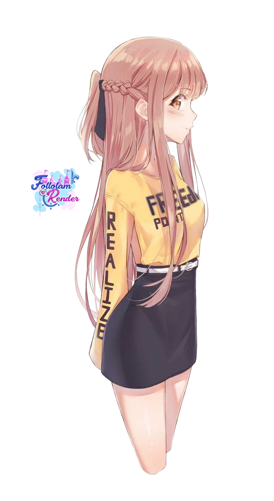 Anime Girl Render 1 By Follolam On Deviantart