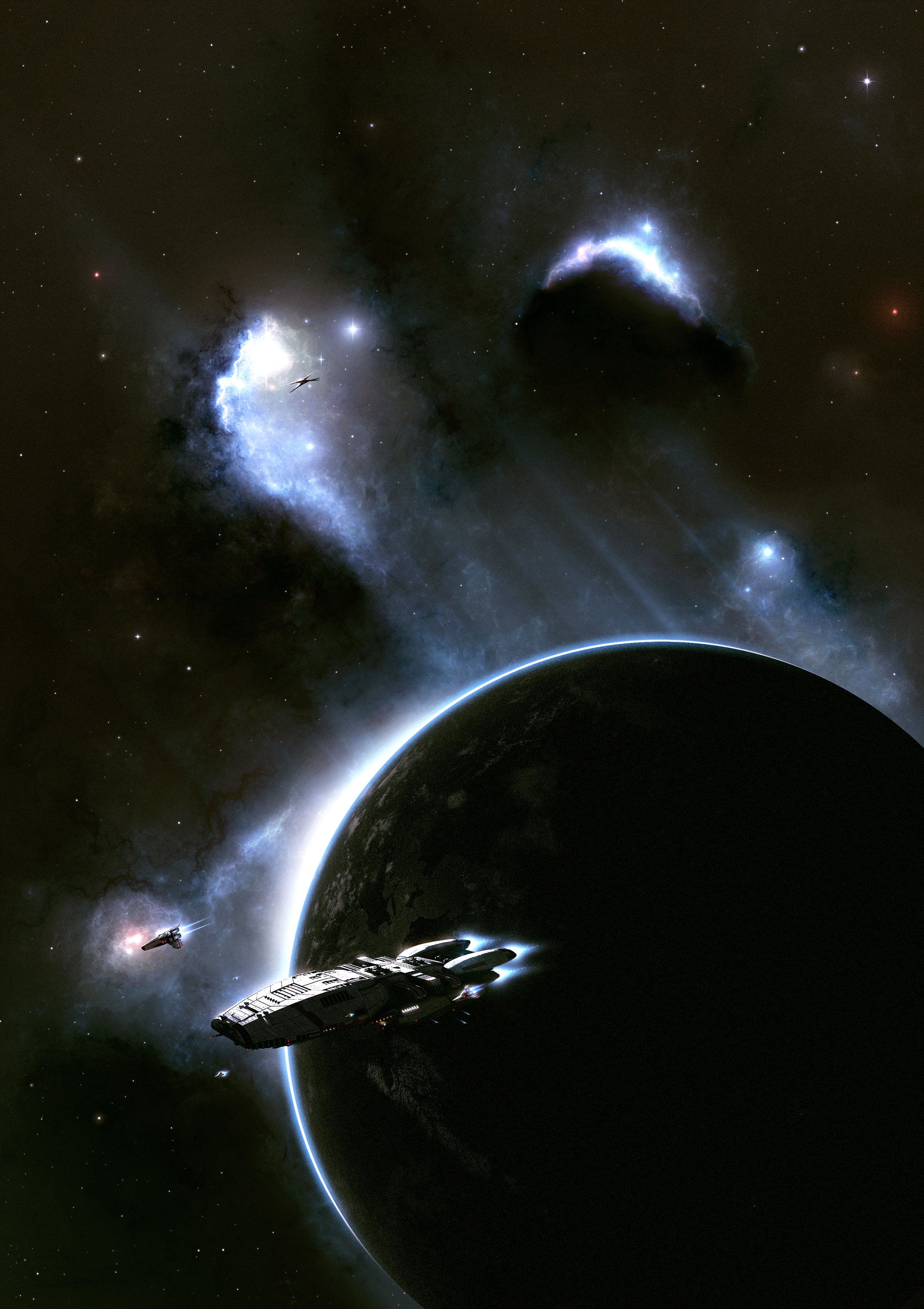 Galactica by Colin Morella : r/StarshipPorn