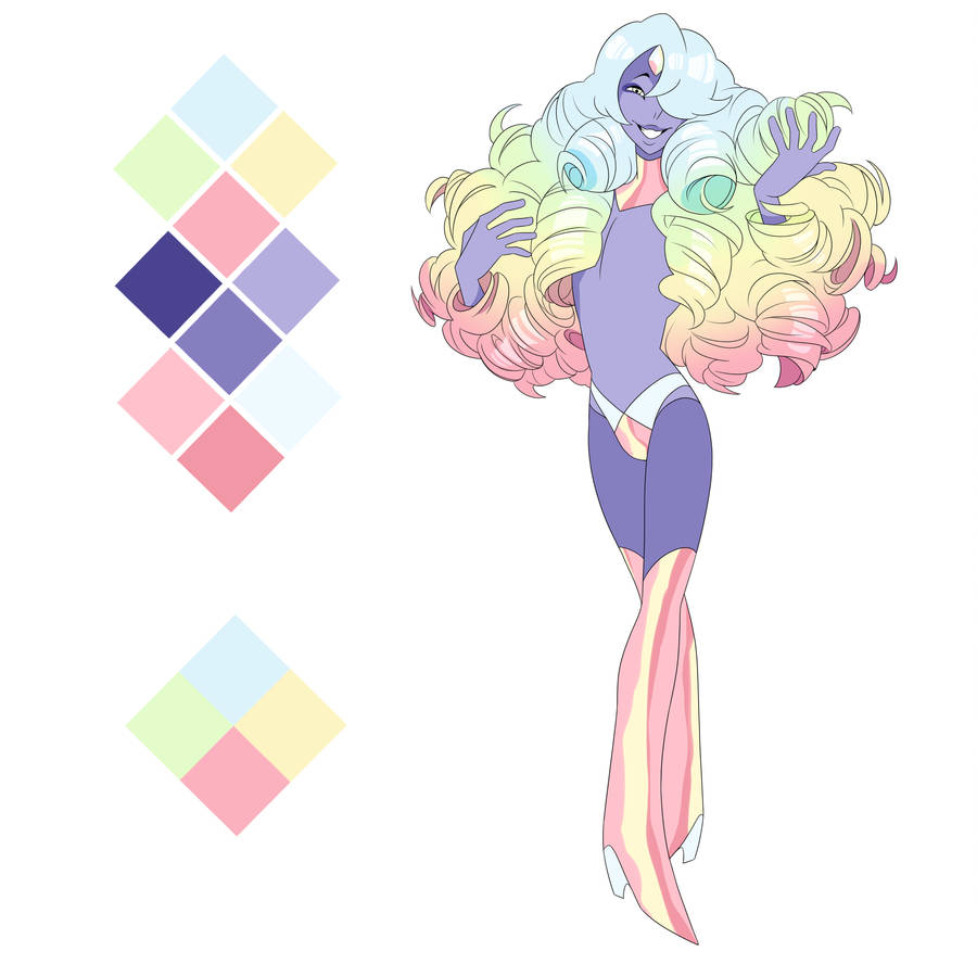 Diamond OC Rainbow Diamond ADOPTABLE by Pikokko on DeviantArt