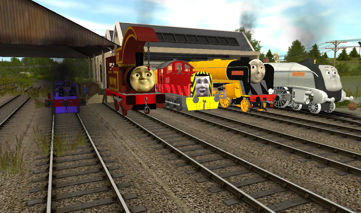 The Knapford Sheds Gang by OkamiTakahashi on DeviantArt