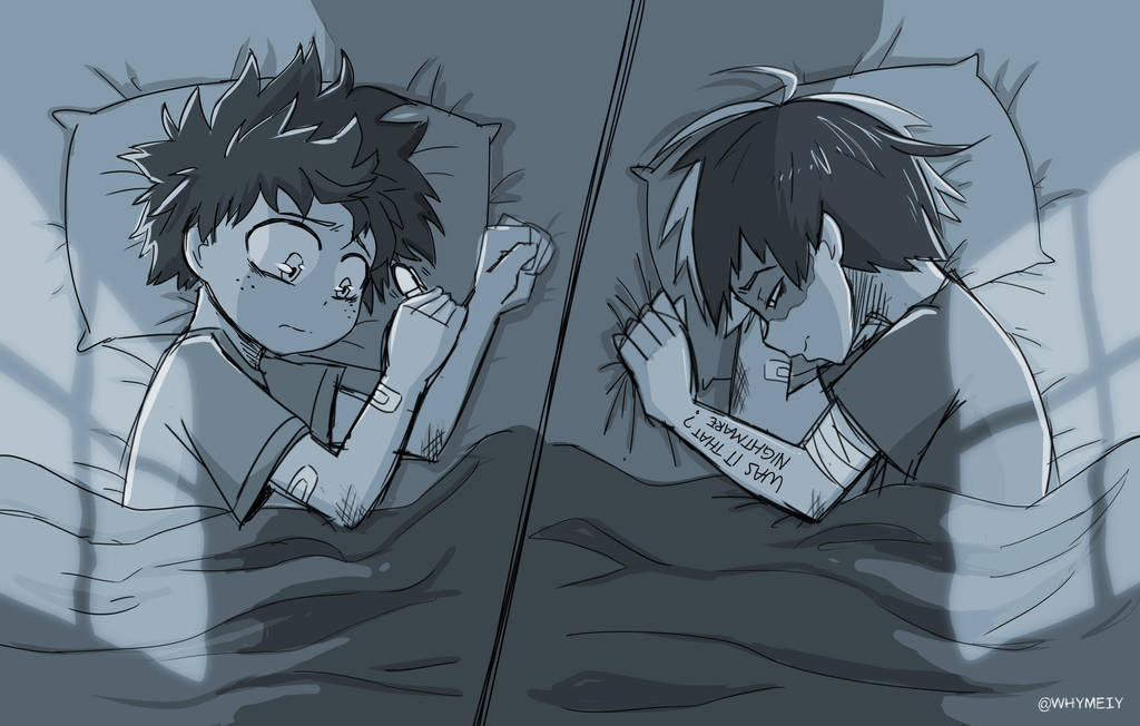 [Tododeku] Was it that nightmare? by whymeiy on DeviantArt