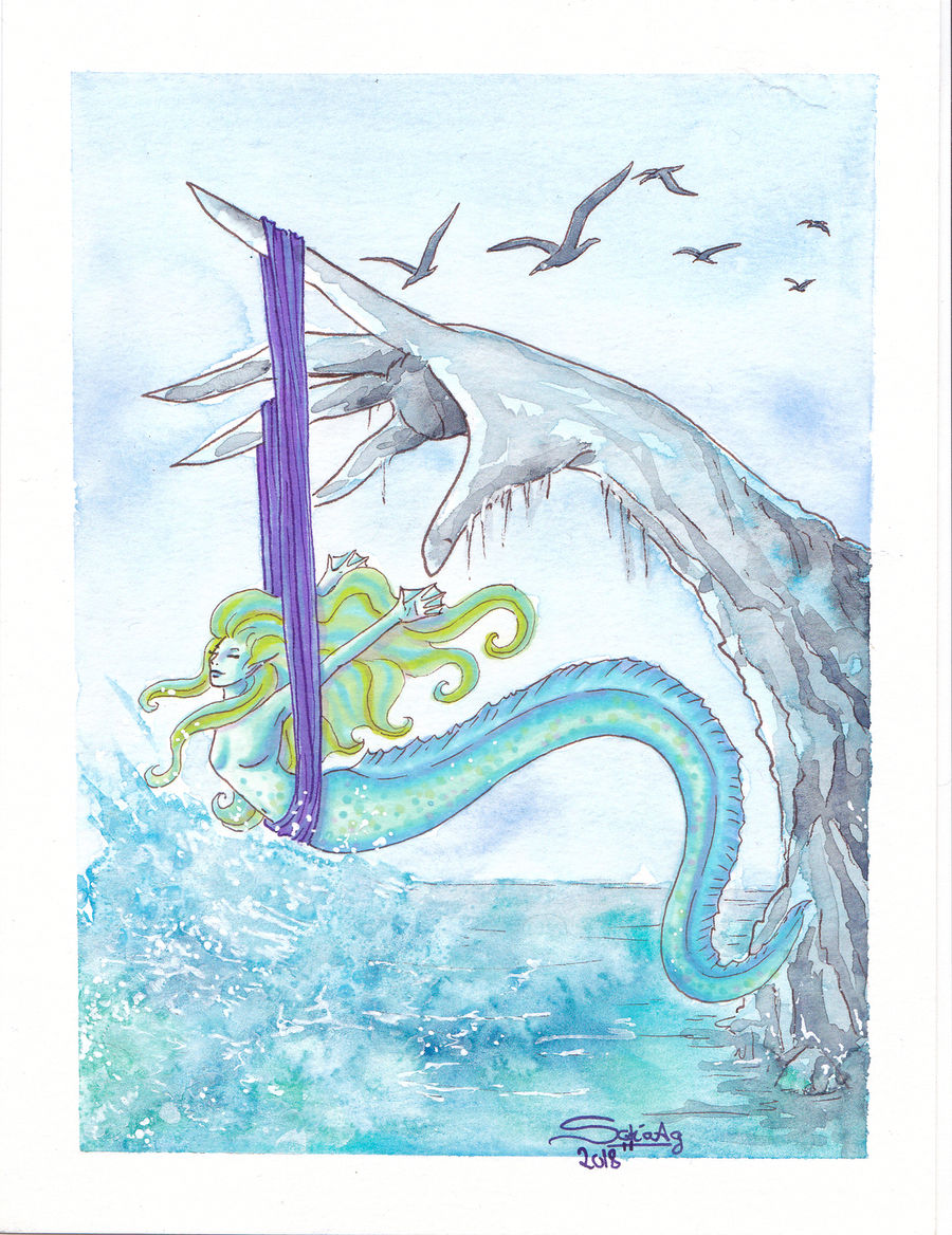 Crustacean mermaid by Shesvii on DeviantArt