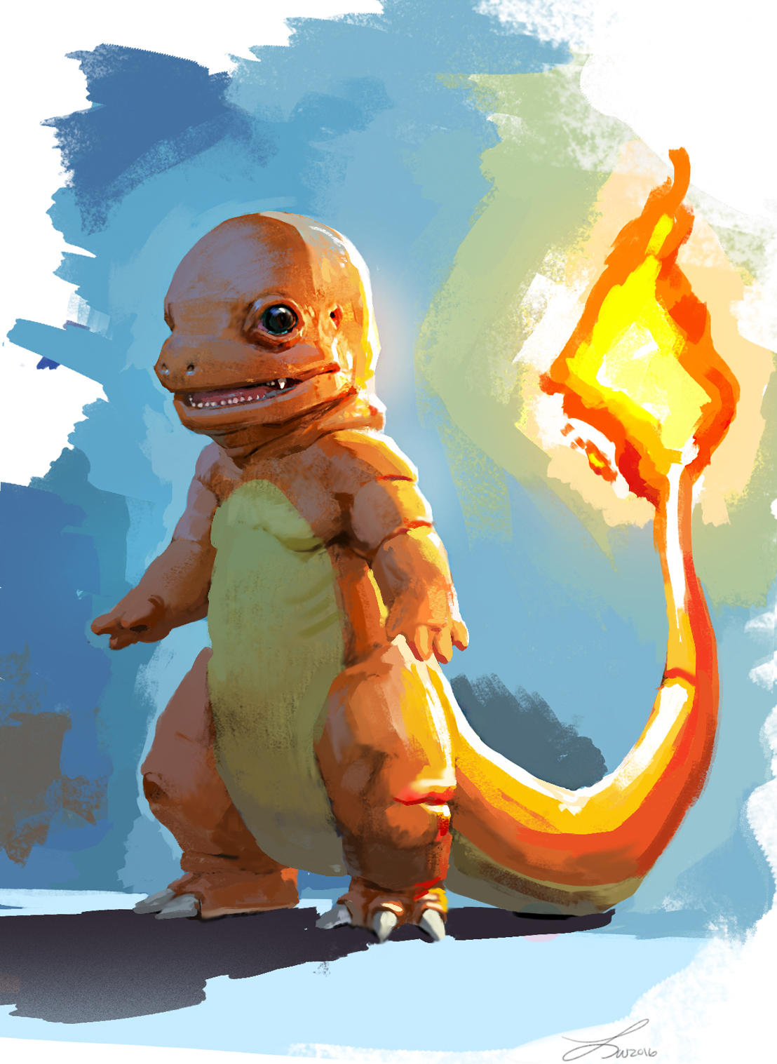 #004 Charmander by LindseyWArt on DeviantArt