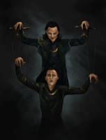 Loki and Angrboda by mappeli on DeviantArt