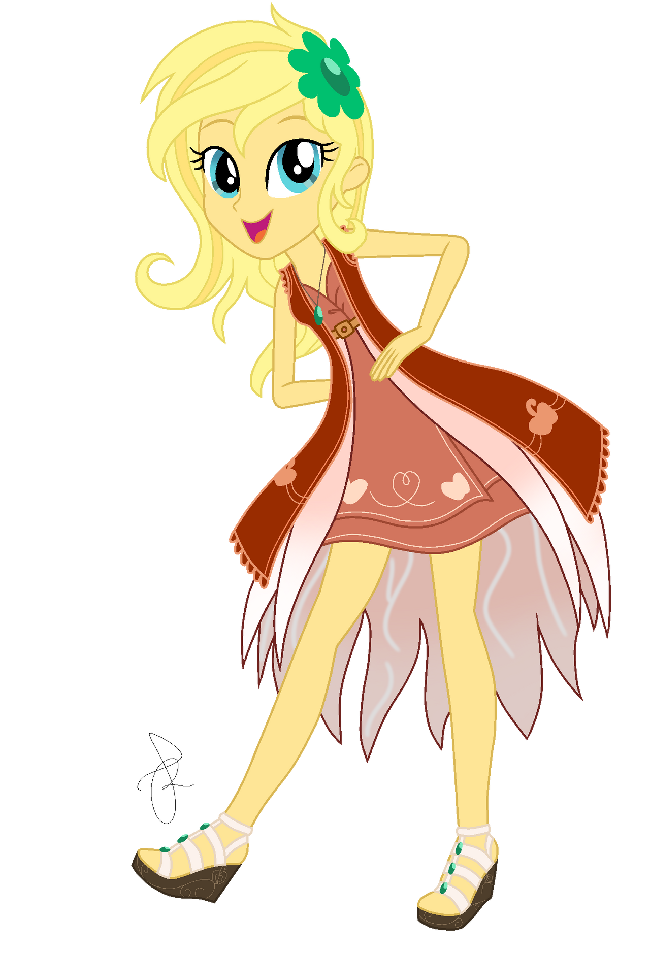 EqG Applejack Base 19 by SelenaEde on DeviantArt