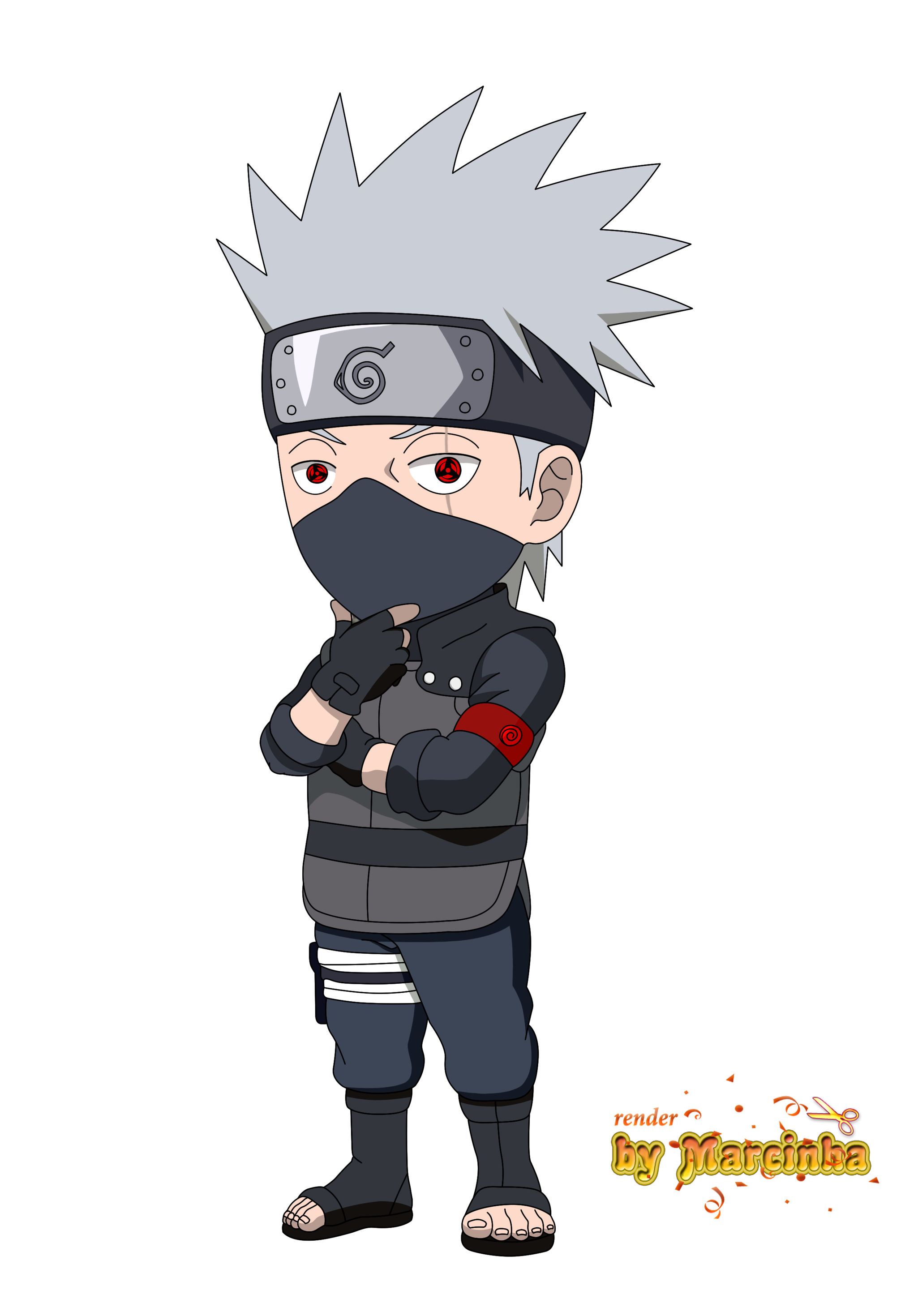 Chibi Kakashi The Last Mangekyou Sharingan by Marcinha20 on DeviantArt