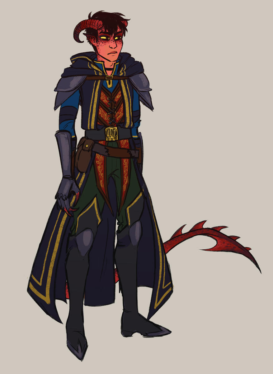 Dnd Tiefling Warlock By Straycalamity On DeviantArt