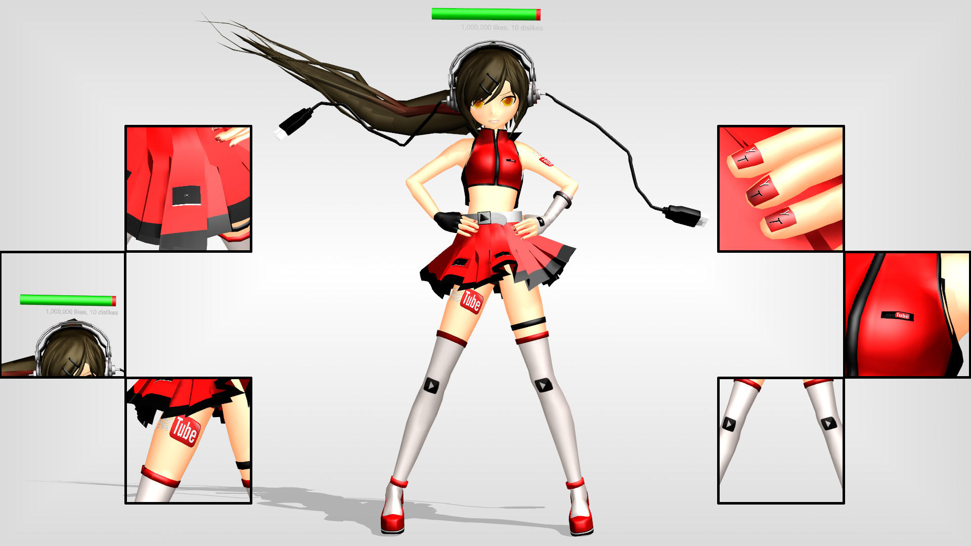 MOTME -MMD- Yu Chu-Chan: Humanized YouTube by Jomomonogm on DeviantArt