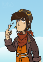 Deponia - Toni in the shower by Niceblack on DeviantArt