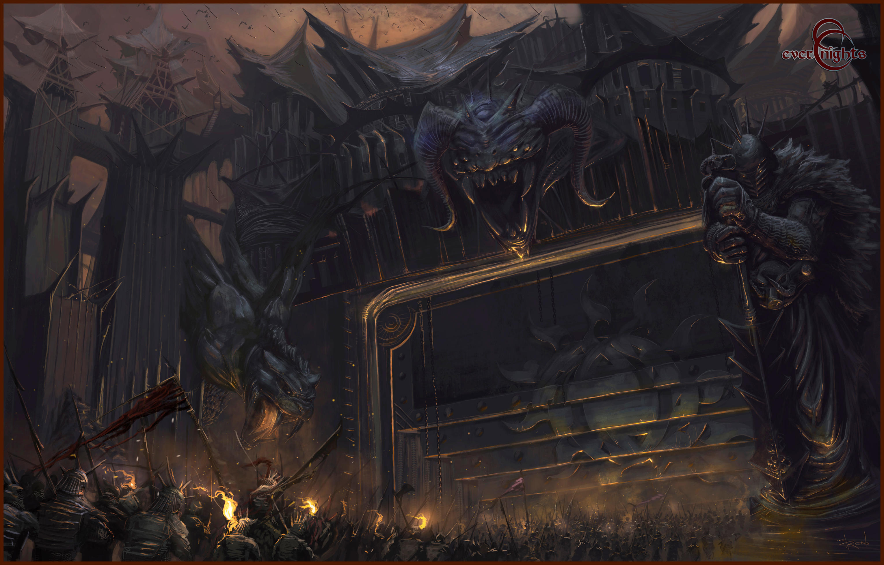 Shadowfang Gates by Filipe Pagliuso : r/ImaginaryWalls