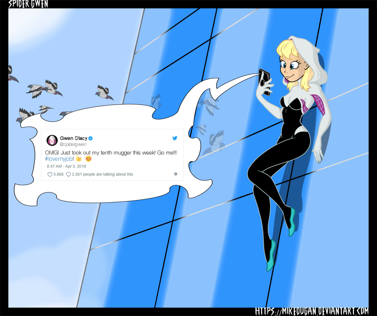 Spider Gwen By Mikedugan On Deviantart