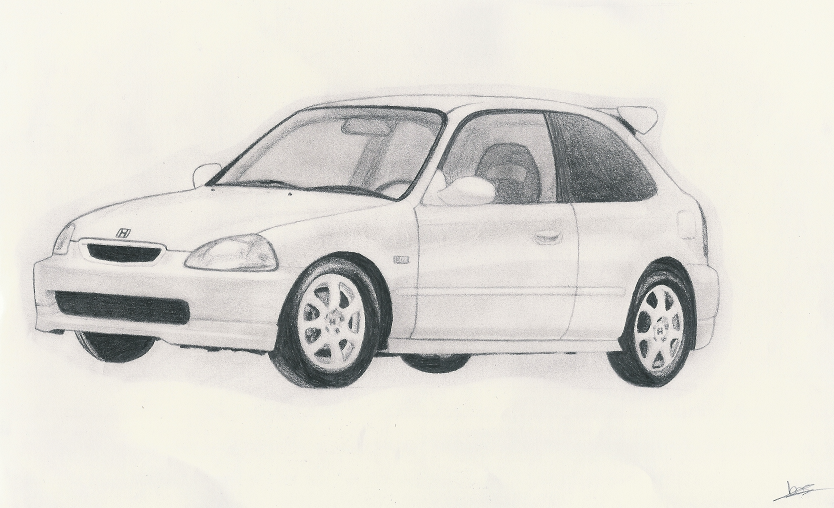 Honda - Civic EK Hatchback by JuneauHonda on DeviantArt