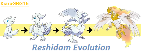Reshiram Evolution (Fanart) [Legendary Pokemon] by KiaraGBG16 on DeviantArt