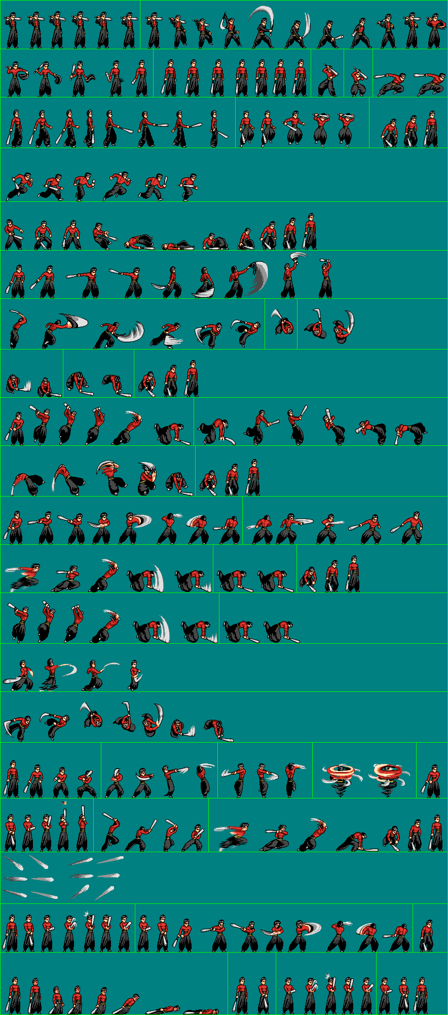 Kinzoku no Batto (Metal Bat) - Full sprite sheet by Hacker93 on DeviantArt