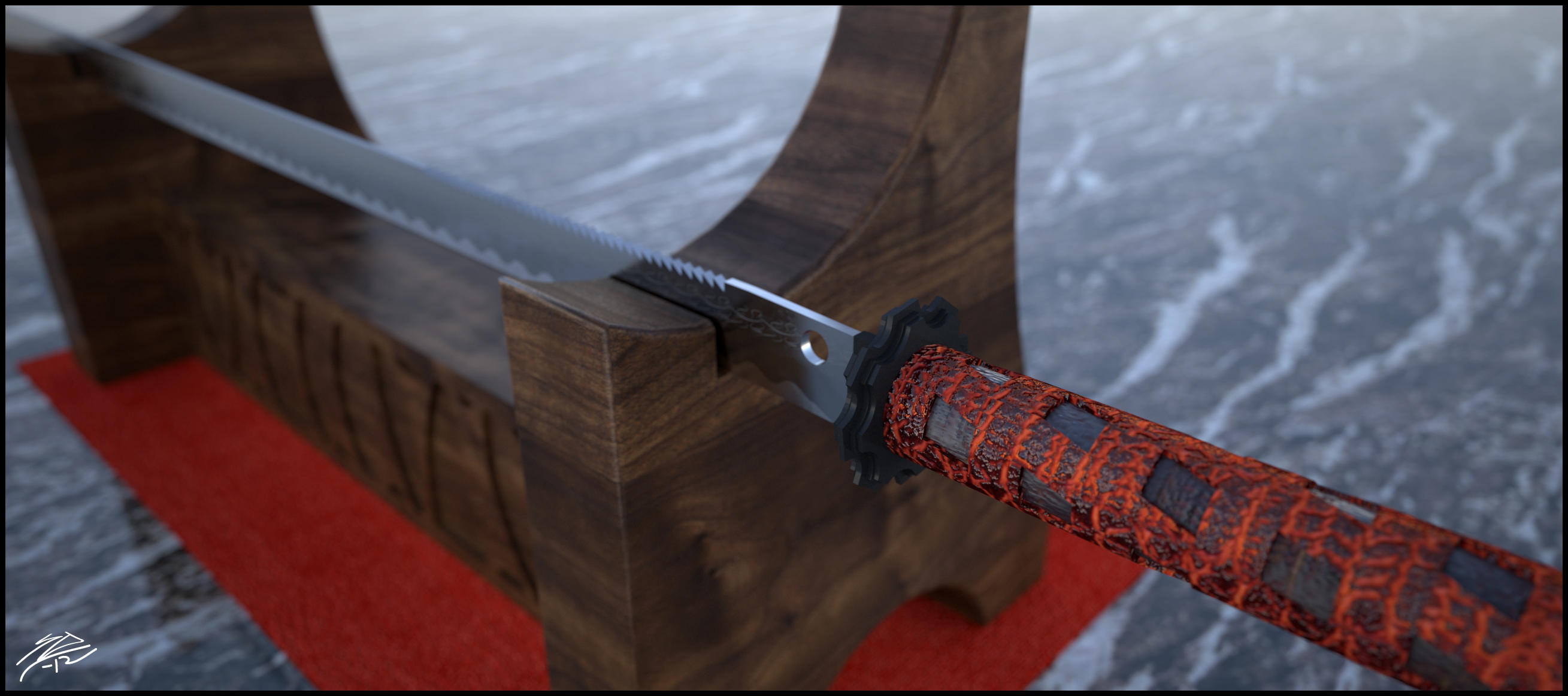 Custom Sword by sdavis75 on DeviantArt