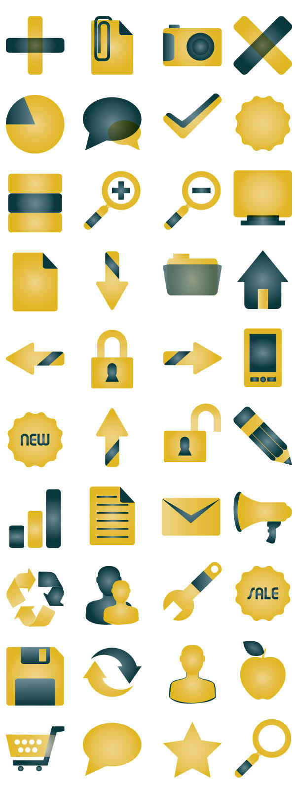 Yellow Icon Collection by abdussadik on DeviantArt