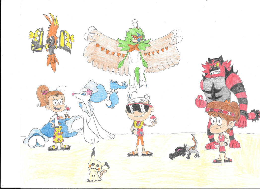 Loud House Pokemon Sun and Moon by Chimafan1 on DeviantArt