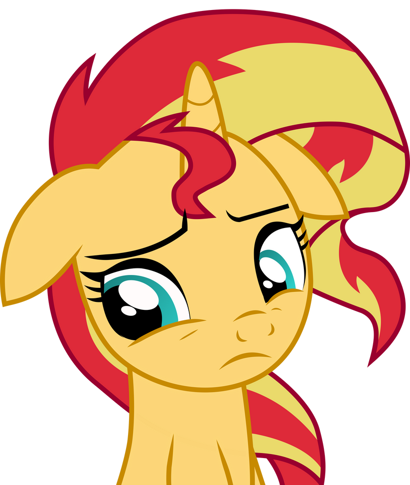 [Vector] Sunset Shimmer Pony #1 by PaganMuffin on DeviantArt