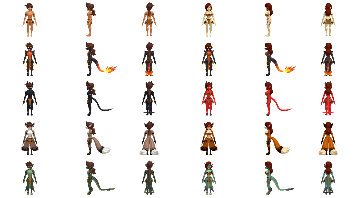 Pre-rendered 3D pawns, various races, programmer wanted