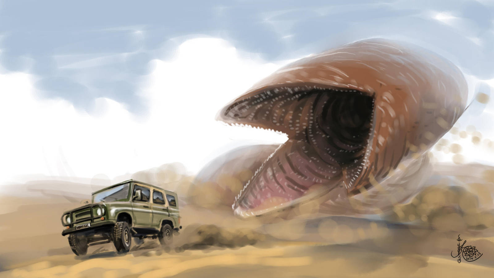 Mongolian Death Worm by HappyMorningStar on DeviantArt
