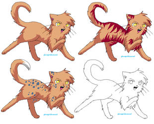Warrior cat bases favourites by Breeziie on DeviantArt