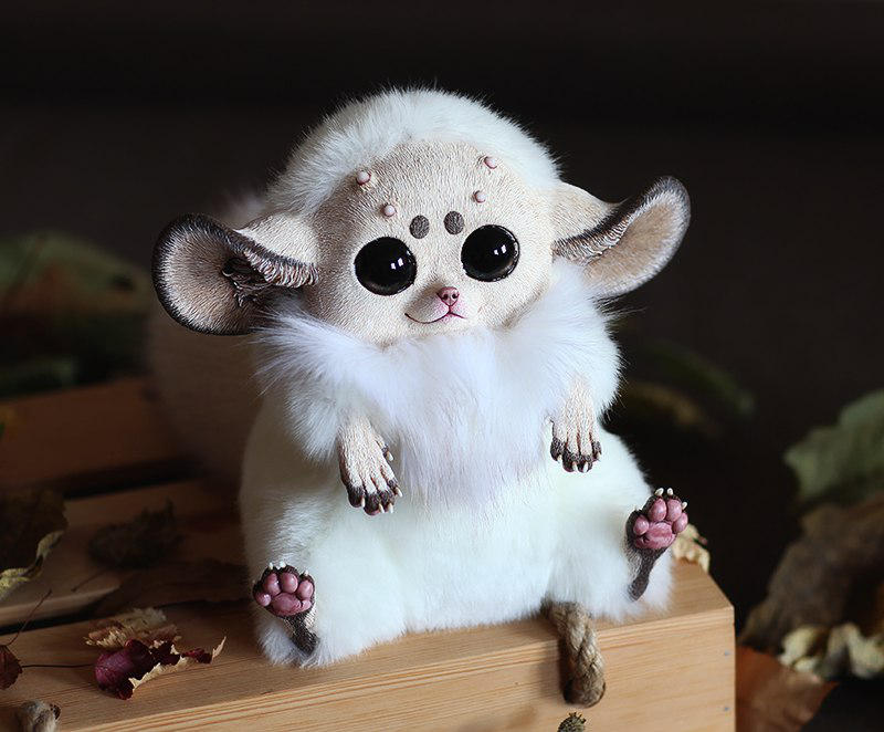 Inari Fox: White with horns by Santani on DeviantArt