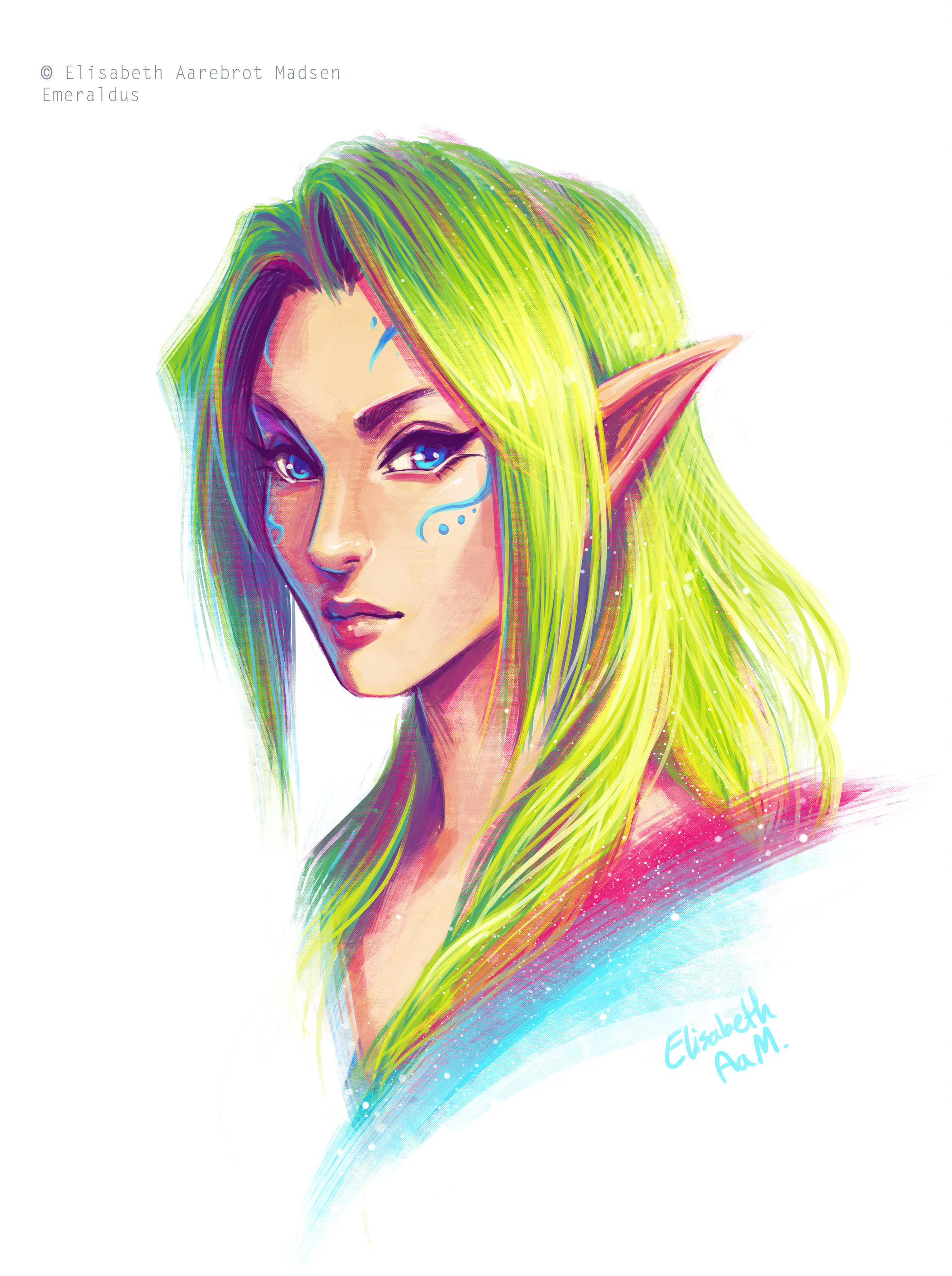 Color Elf by Elisabeth Aarebrot Madsen : r/ImaginaryColorscapes