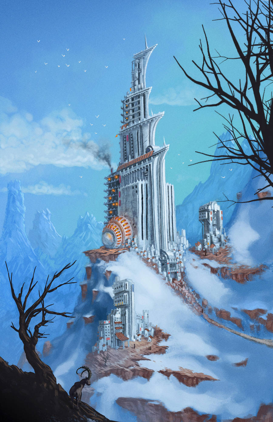Winter Fortress by DigitalCutti on DeviantArt