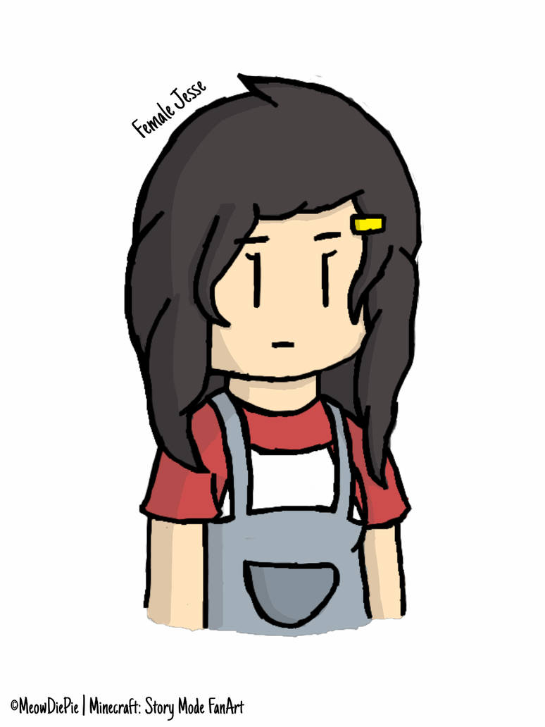 Minecraft: Story Mode (Female Jesse FanArt) by MeowDie on DeviantArt