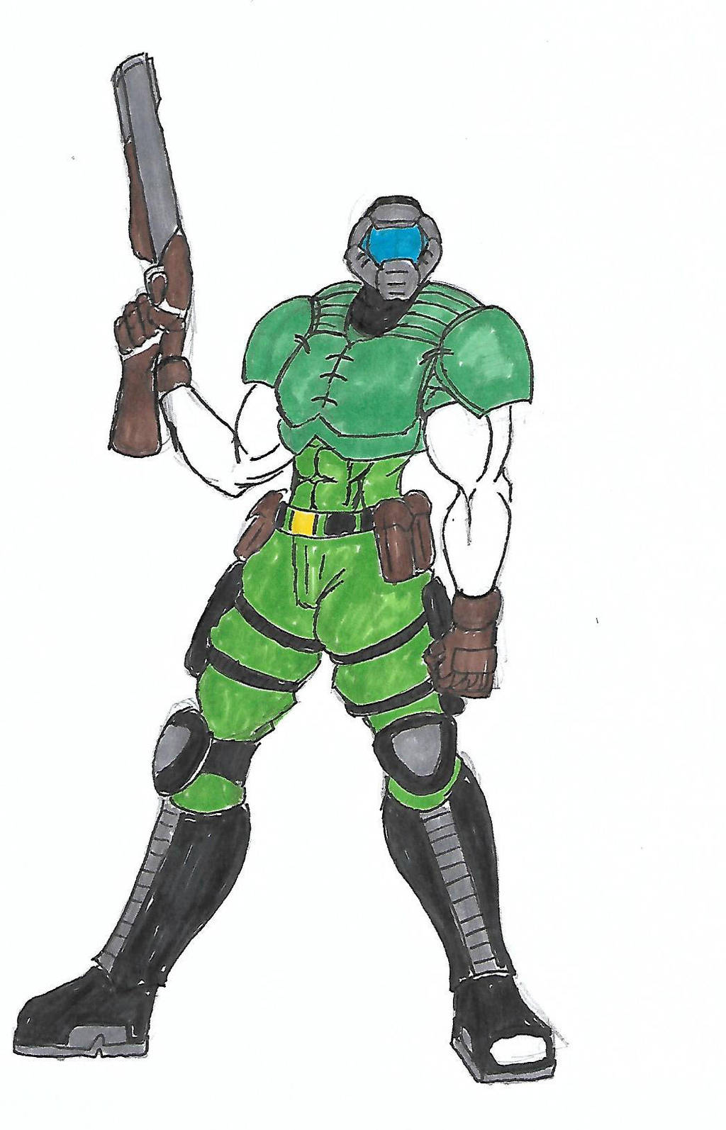 Doomguy by R0ACHA on DeviantArt