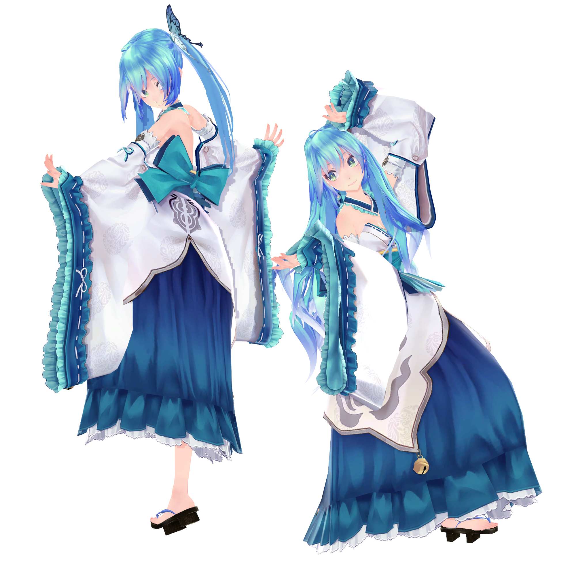 [MMD] Tda HatsuneMiku Kimono [DL] [Fix] by MMDVocaloidThailand on ...